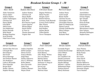 Breakout Session Groups | PPTX