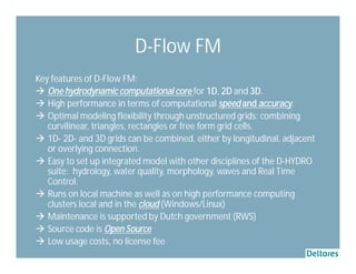 DSD-NL 2017 D-Flow Flexible Mesh - Verhoeven | PPT