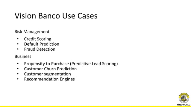 Ruben Diaz, Vision Banco + Rafael Coss, H2O ai + Luis Armenta, IBM - AI ...