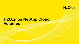 Sundar Ranganathan, NetApp + Vinod Iyengar, H2O.ai - Driverless AI ...