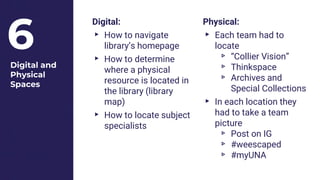 Breaking out of Boring Scavenger Hunts: Using an Escape Room to teach ...