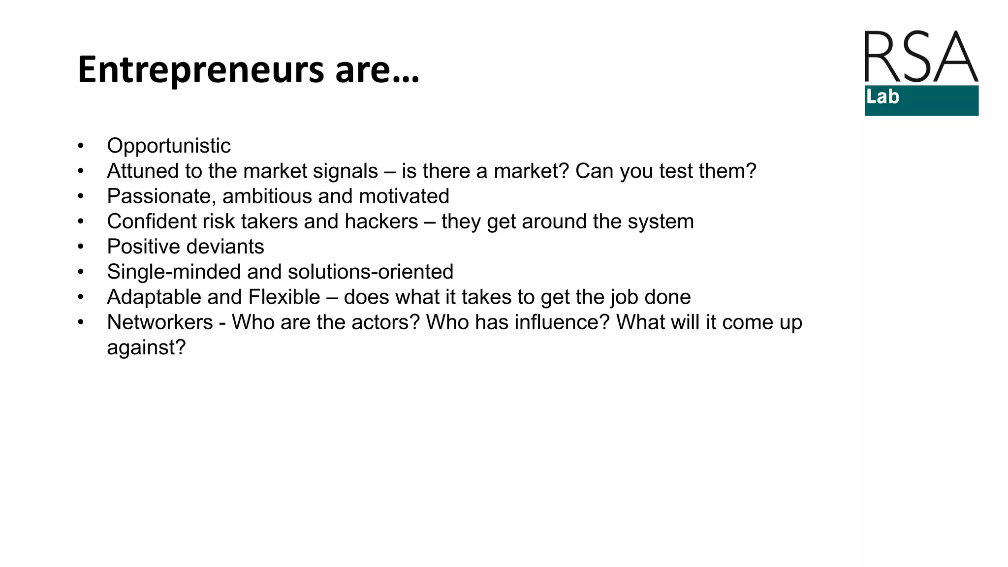 How to think and act like a public entrepreneur | PPTX