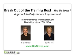 Break Out of the Training Box with the Six Boxes® Approach | PPT