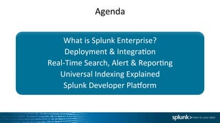 Getting Started with Splunk Enterprise | PPT