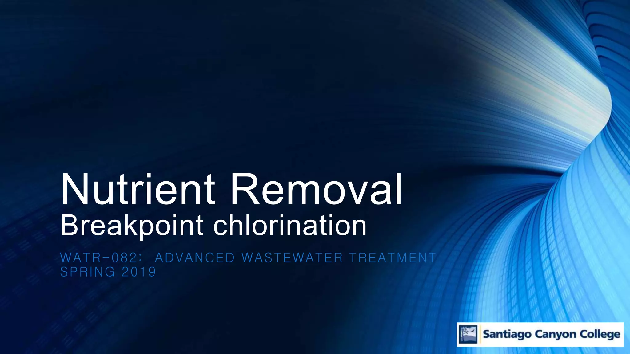 Breakpoint chlorination | PPT