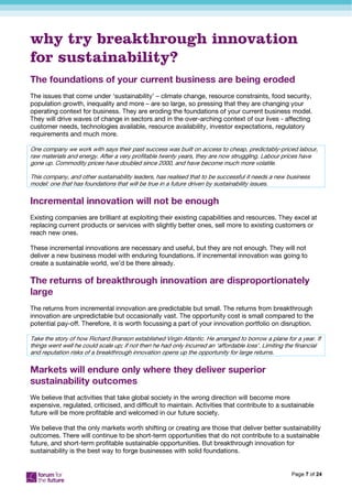 Breakthrough Innovation | PDF
