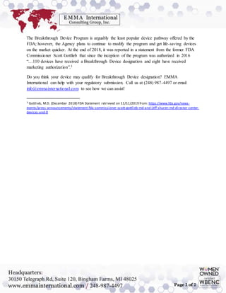 Breakthrough Devices | PDF