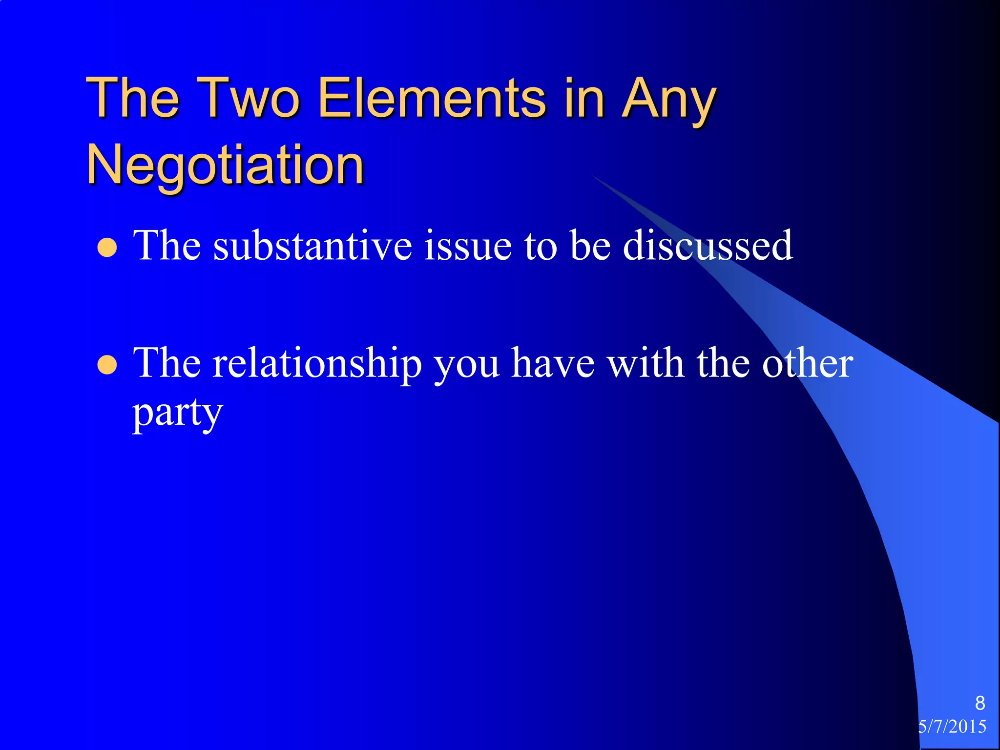 Breakthrough Negotiation Skills | PPT