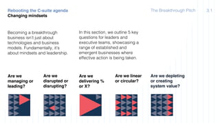 The Breakthrough Pitch - stretch the sustainability ambitions of your ...