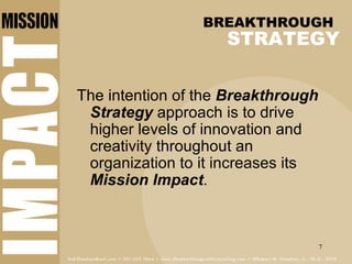 Breakthrough Strategy for Nonprofits | PPT