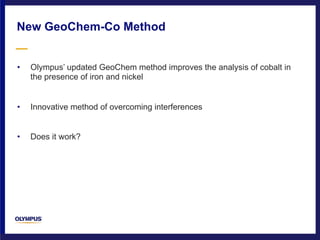 Breakthrough Technology for Cobalt Analysis Using pXRF | PDF