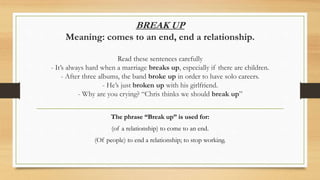Break up | PPT