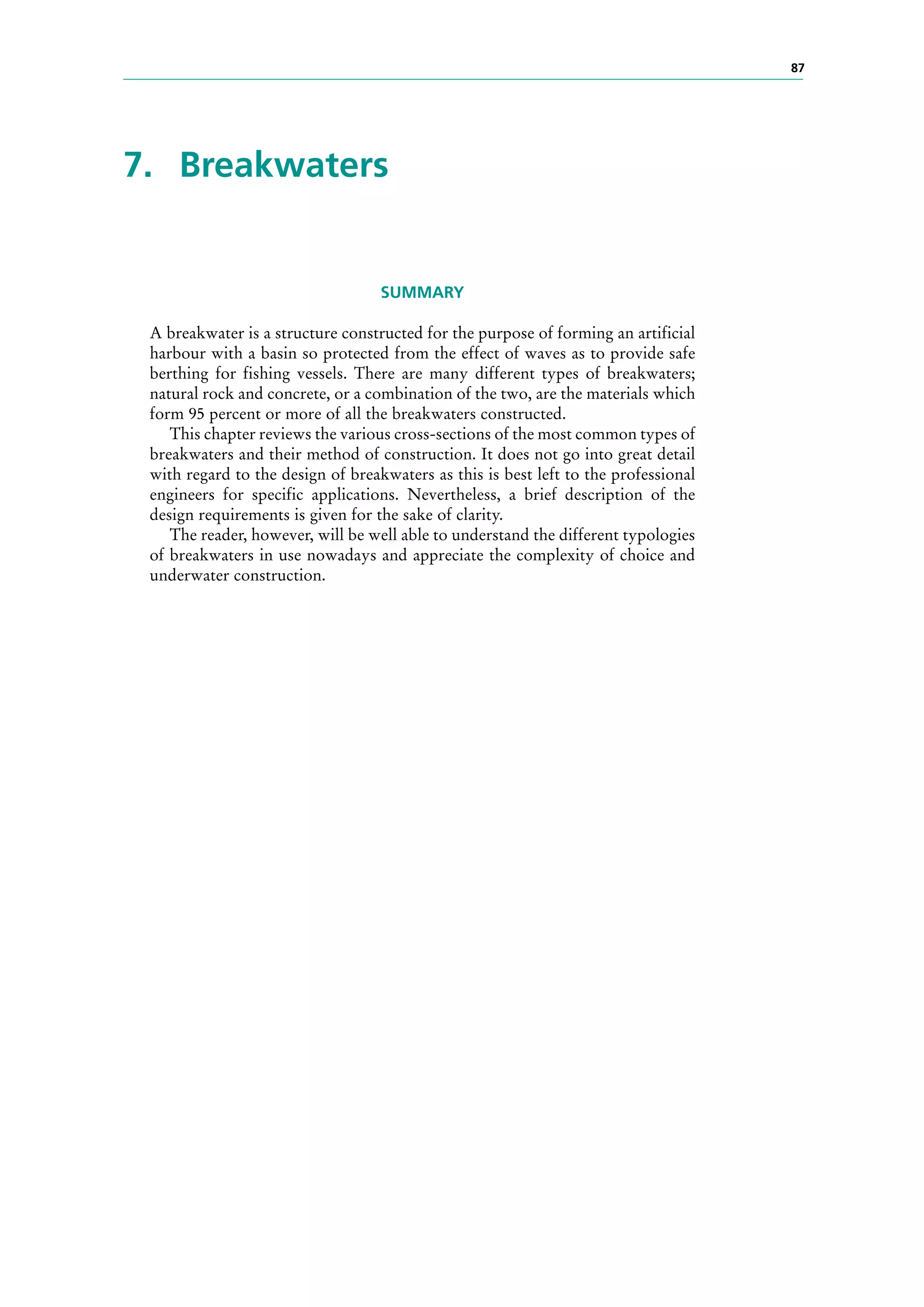 Breakwater construction | PDF