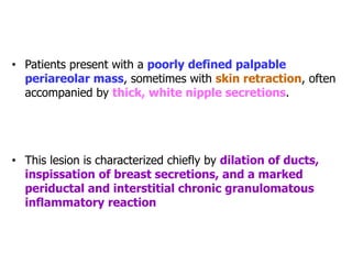 BREAST: NON-NEOPLASTIC CONDITIONS | PPTX