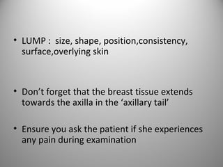 Breast lumps | PPT
