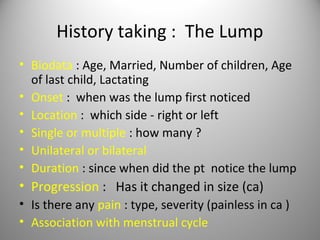 Breast lumps | PPT