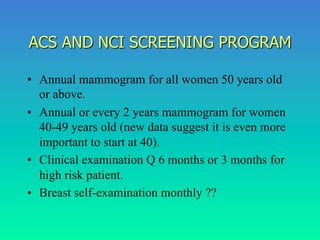 Breast cancer screen | PDF
