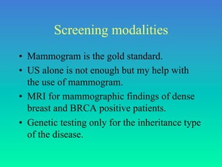 Breast cancer screen | PDF