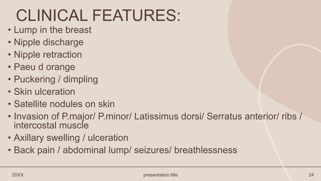 Breast cancer with anatomy physiology and staging .pptx