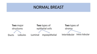 normal and malignant cytology of breast, cytology | PPTX