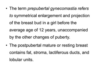 Breast - Anatomy and Phsiology with Congenital anomalies - Dr ...