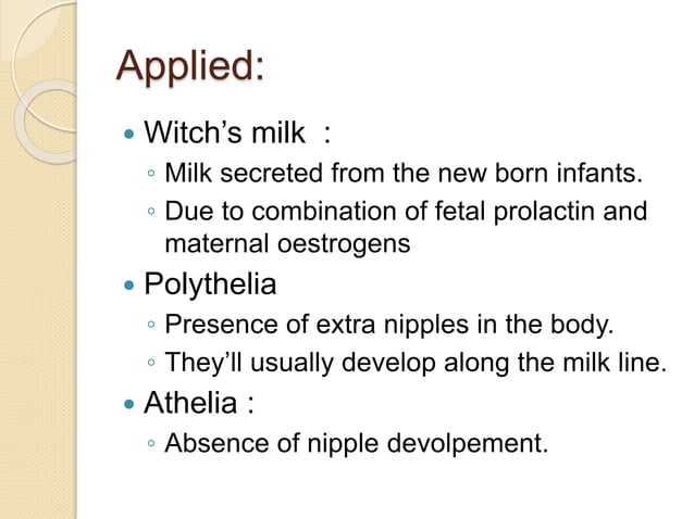 BREAST - ANATOMY AND PHYSIOLOGY.pptx | Biological Sciences | Science