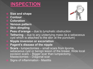 Breast Examination | PPT