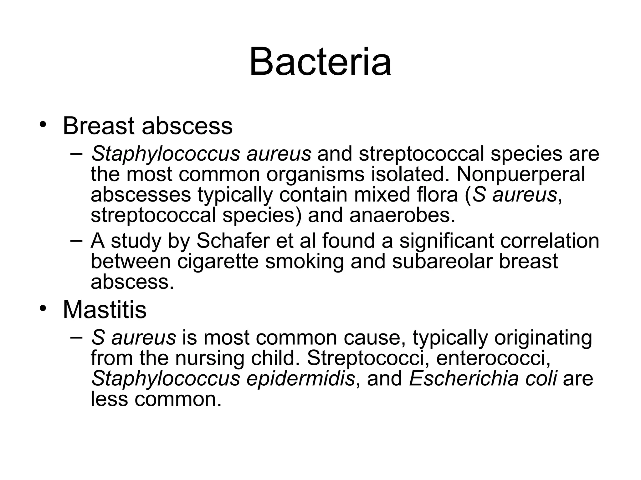 Breast Infections. RSHUSSEIN.FRCS,MD | PPT