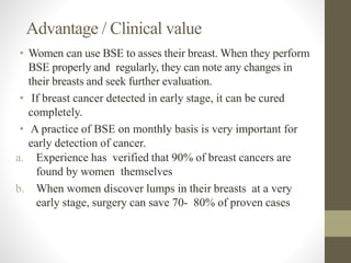 breast-self-examination.pptx | Menopause | Endocrine and Metabolic Diseases