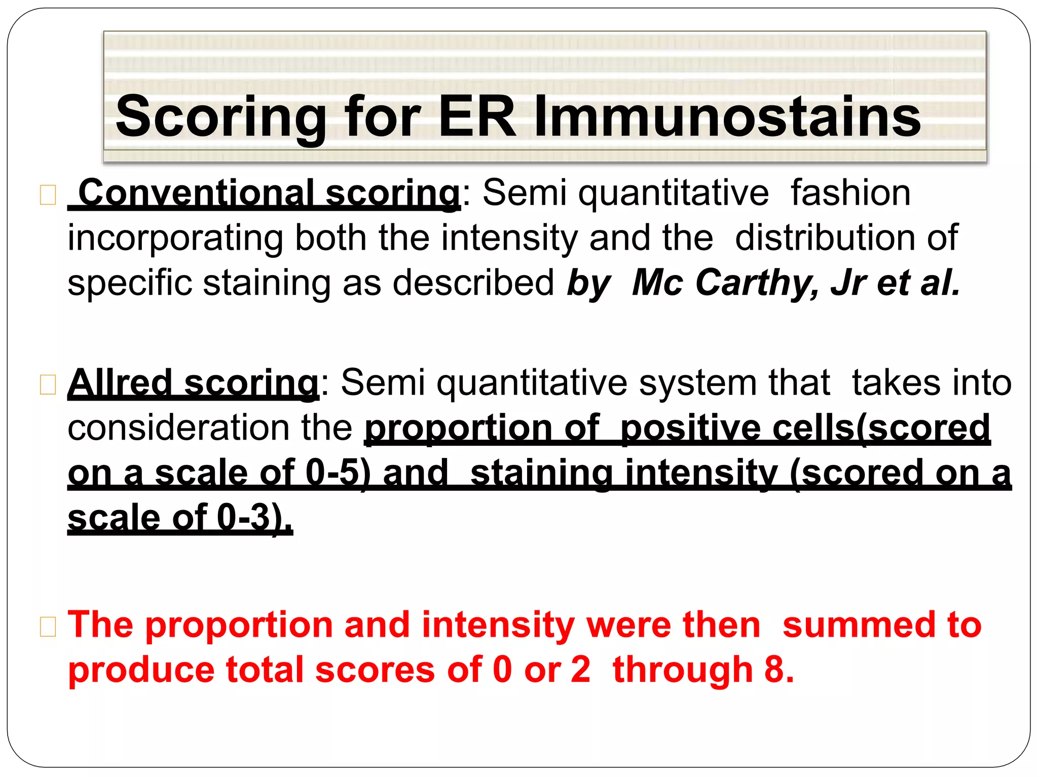 Immunohistochemistry of breast lesions(IHC) | PPTX