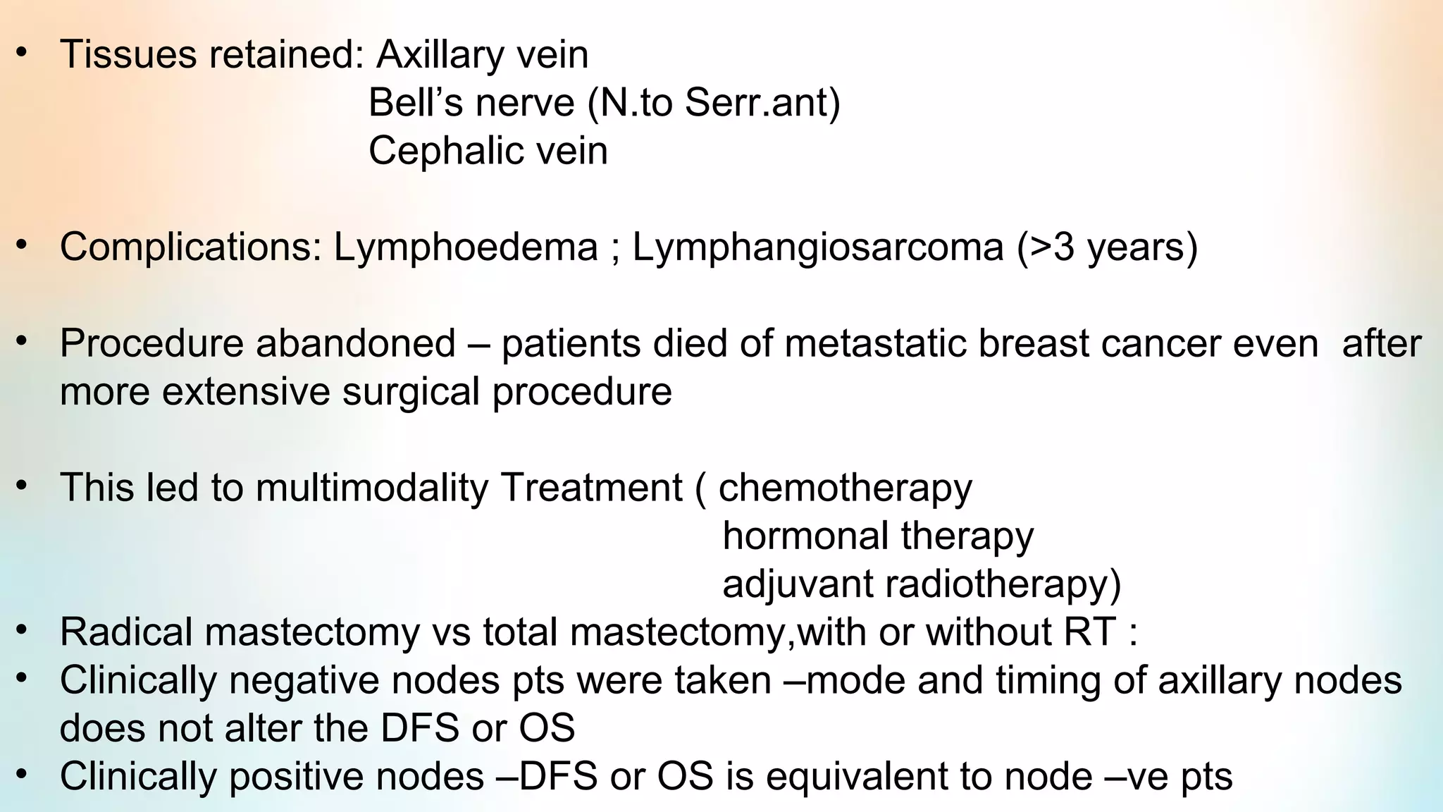 surgeries for Breast carcinoma | PPT