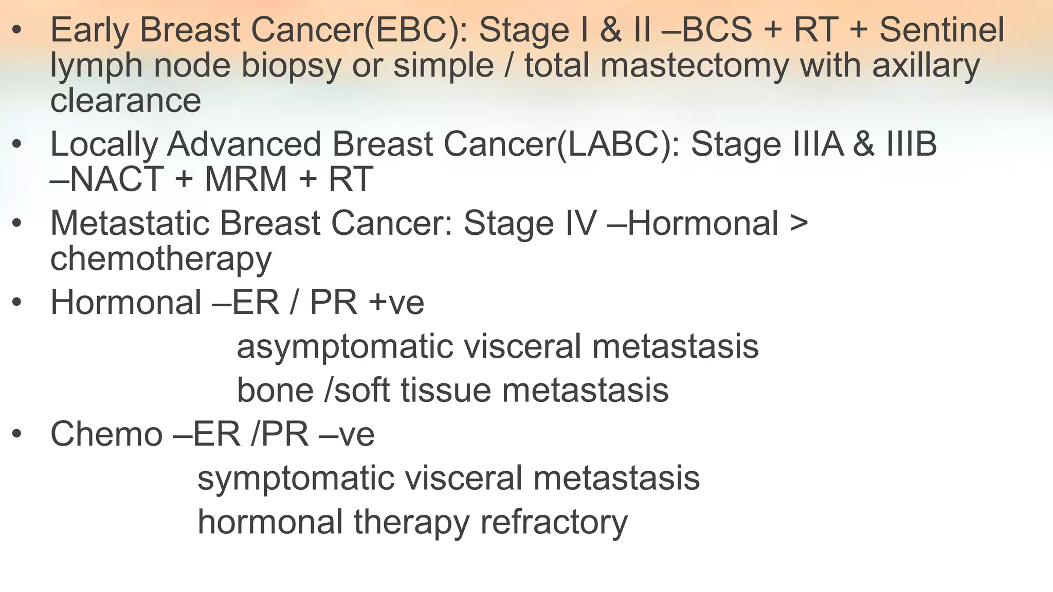 surgeries for Breast carcinoma | PPT