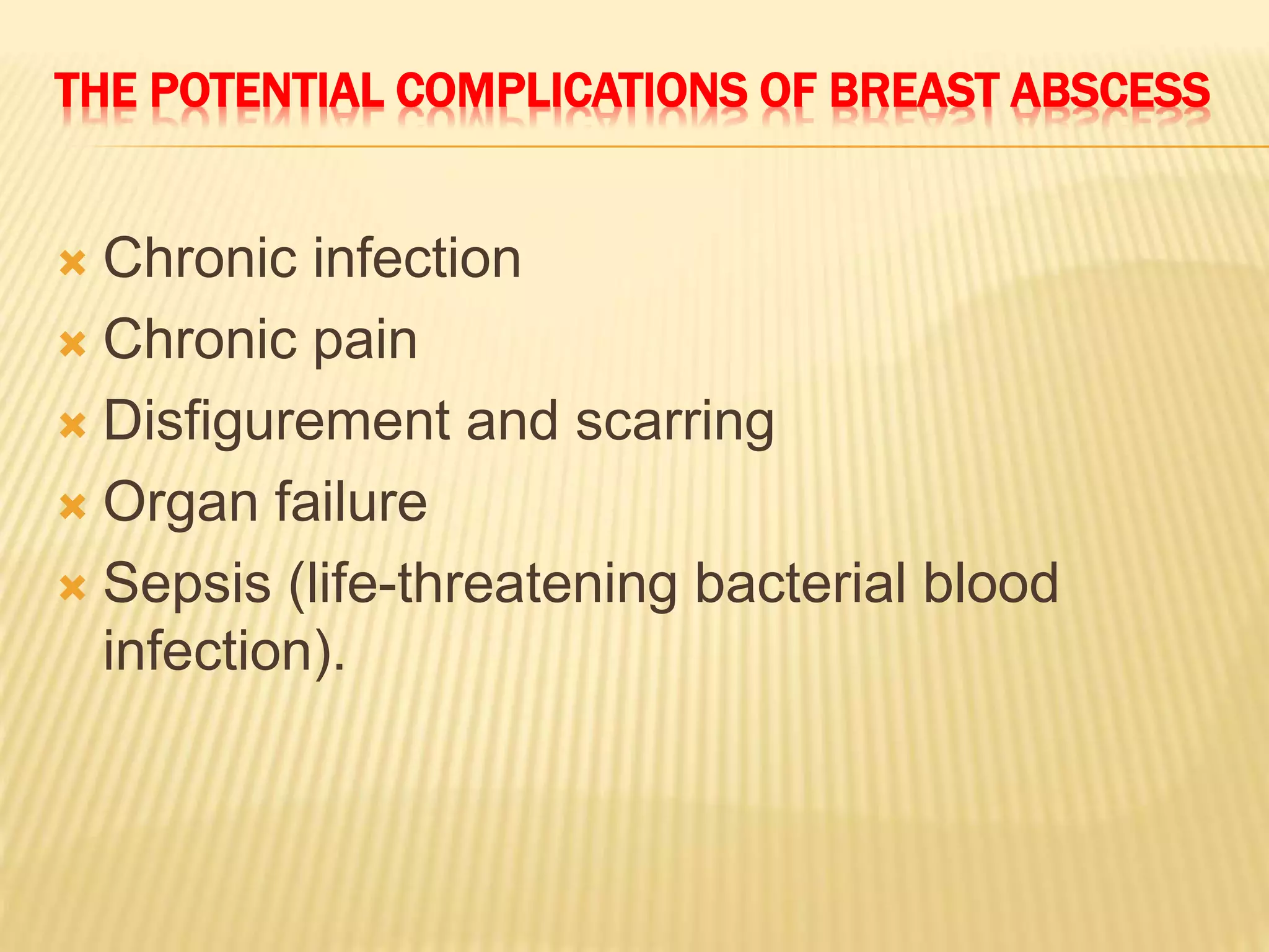Breast abscess | PPTX