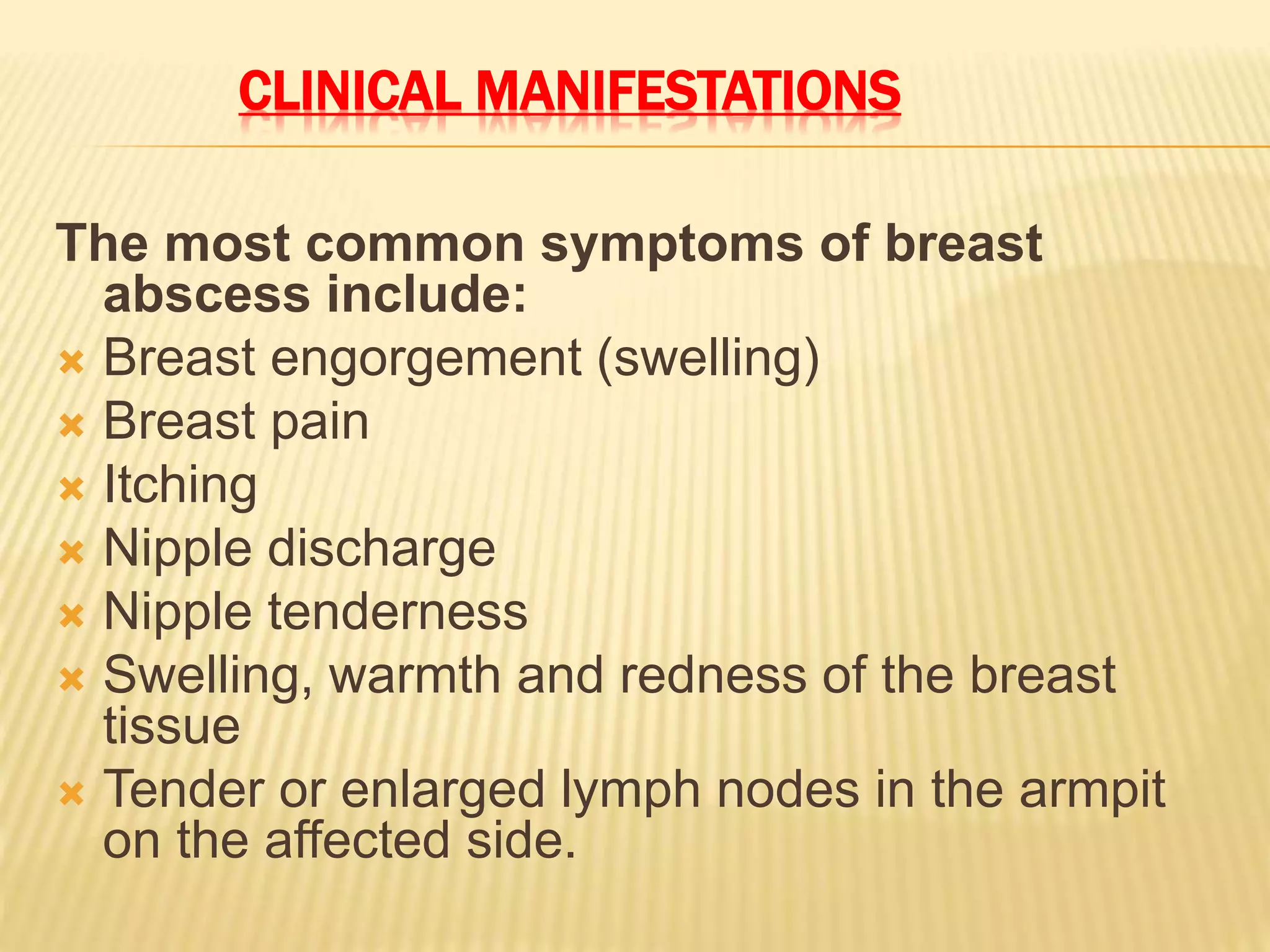 Breast abscess | PPTX