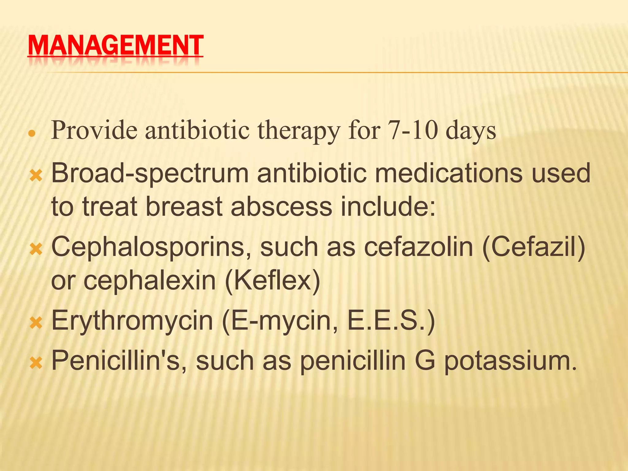 Breast abscess | PPTX