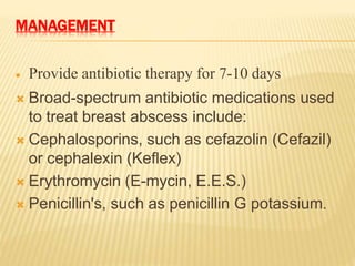 Breast abscess | PPTX
