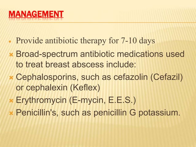 Breast abscess | PPTX | Infectious Diseases | Diseases and Conditions