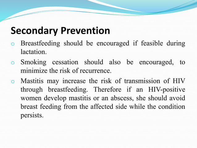 Breast abscess f .pptx | Ear, Nose and Throat Conditions | Diseases and ...