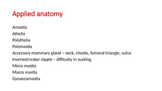 BREAST ANATOMY HISTOLOGY EMBRYOLOGY.pptx