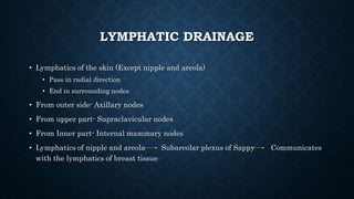 Breast anatomy, investigations and benign conditions | PPTX