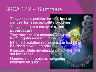 Breast and Ovarian Cancer | PPTX