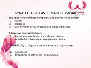 Breast as gyn organ | PPT