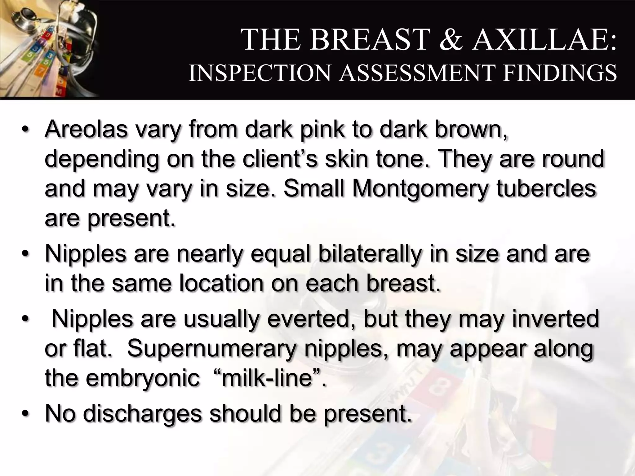 Breast assessment | PPTX