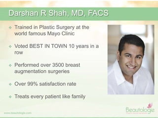 Breast augmentation by Beautologie Dr Darshan Shah | PPT