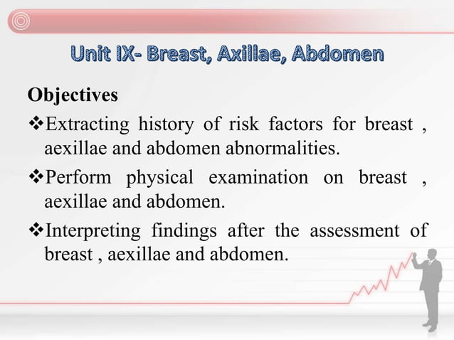 Breast, axillae, abdomen examination | PPTX | Cancer | Diseases and ...