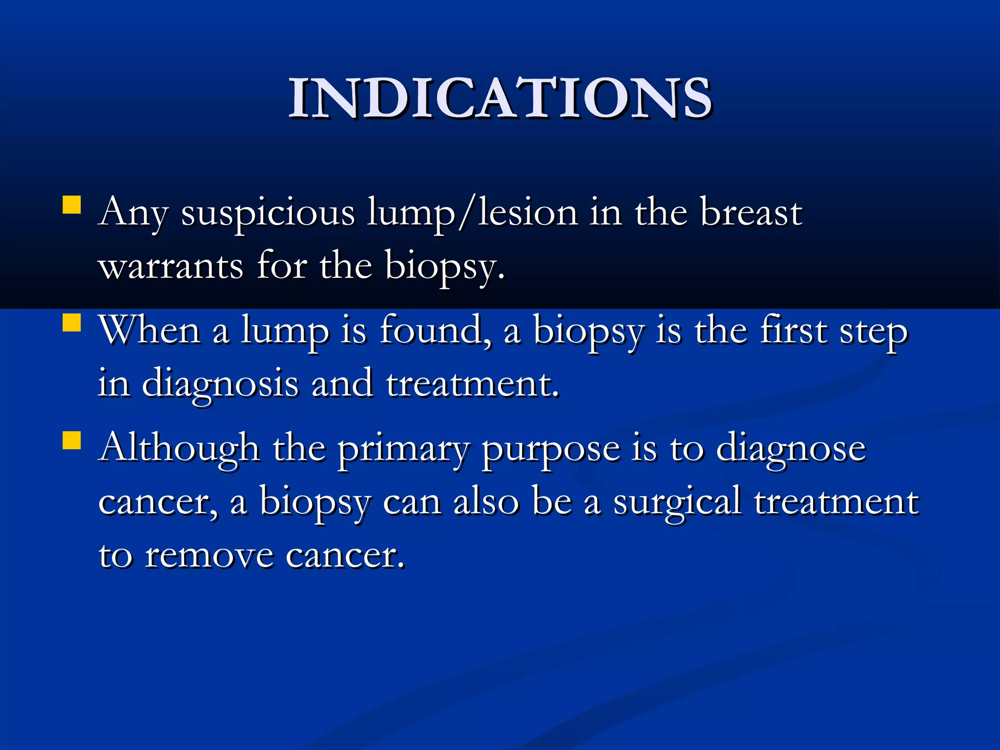 Breast biopsy ppt | PPT