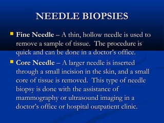 Breast biopsy ppt | PPT