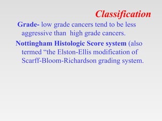 Breast ca. Stagging and classification.pptx | Cancer | Diseases and ...