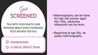 Breast ca awareness month | PPTX