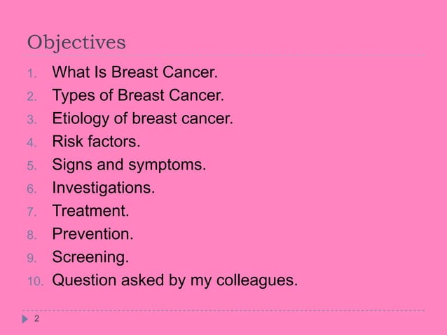 Breast Cancer | PPTX